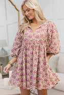NURSING COLLECTION: It's All True Magenta Medallion Dress – Shop the Mint