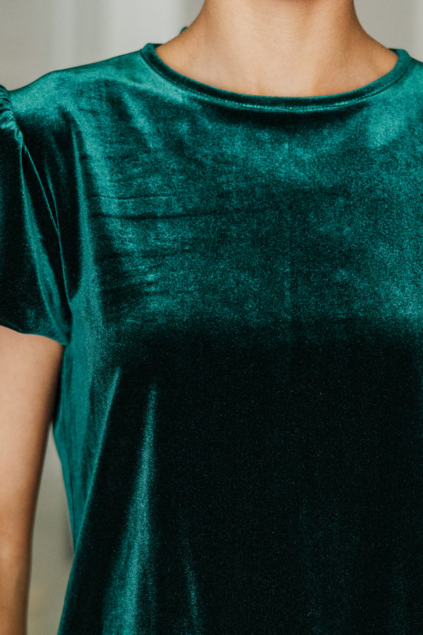 Got It All Emerald Green Velvet Blouse – Shop the Mint