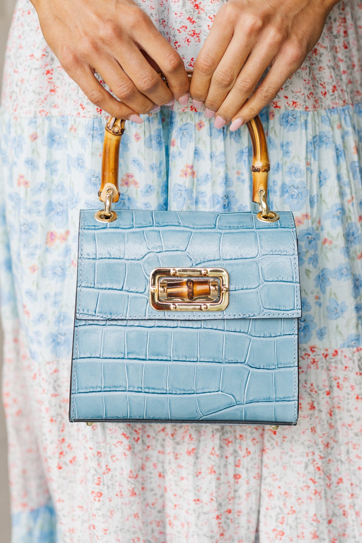German Fuentes: All In Time Light Blue Purse – Shop the Mint