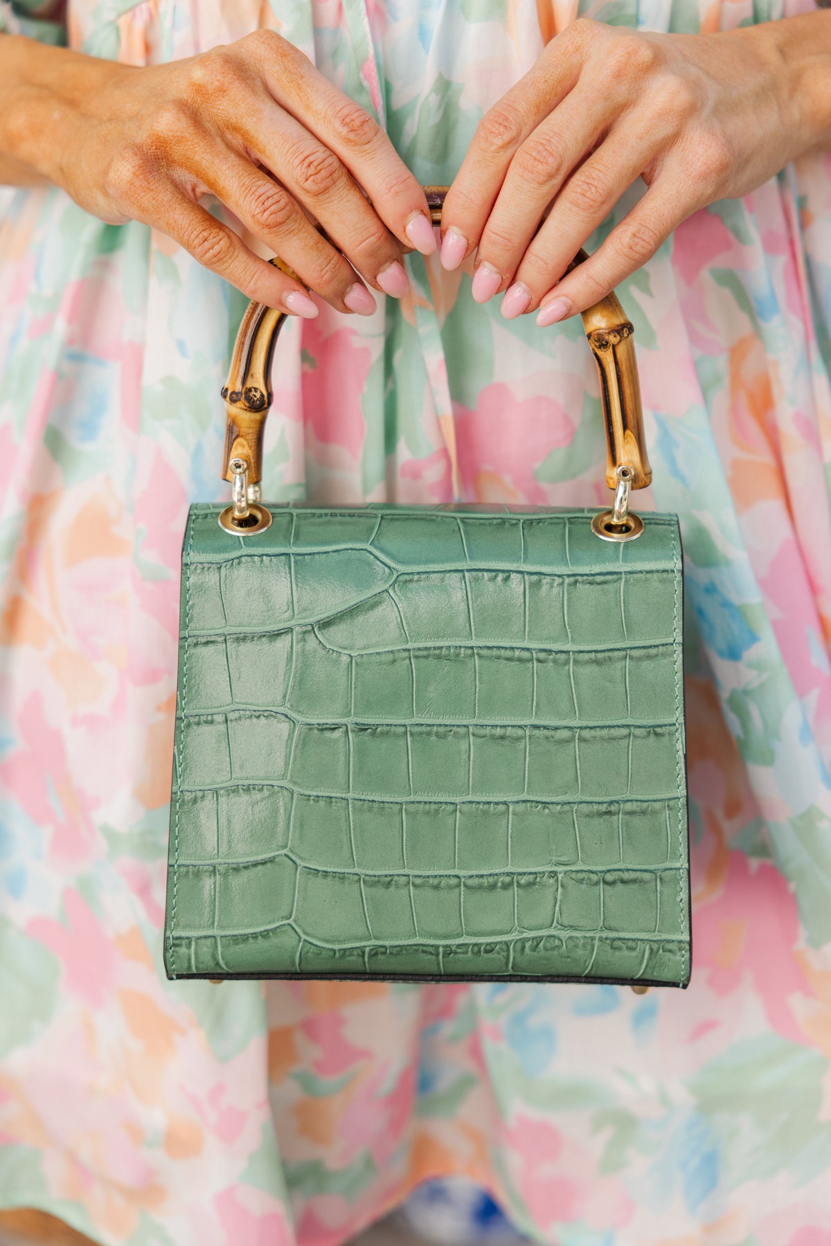 German Fuentes: All In Time Green Leather Purse – Shop the Mint