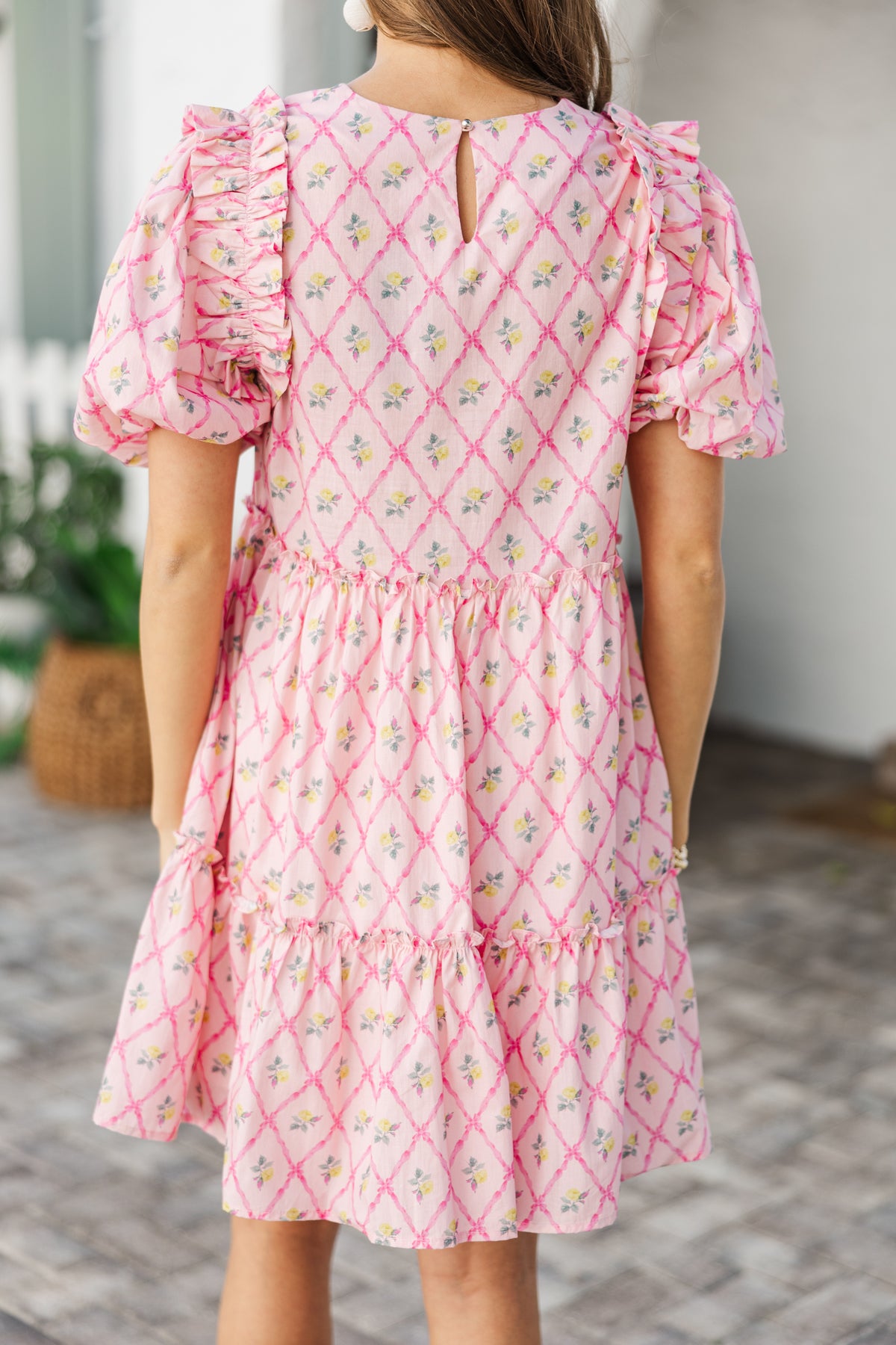 It's Your Destiny Pink Ditsy Floral Dress – Shop the Mint