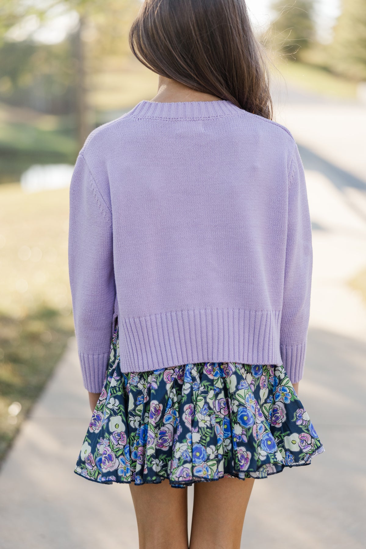 Girls: The Lucy Lavender Purple Sweater – Shop the Mint