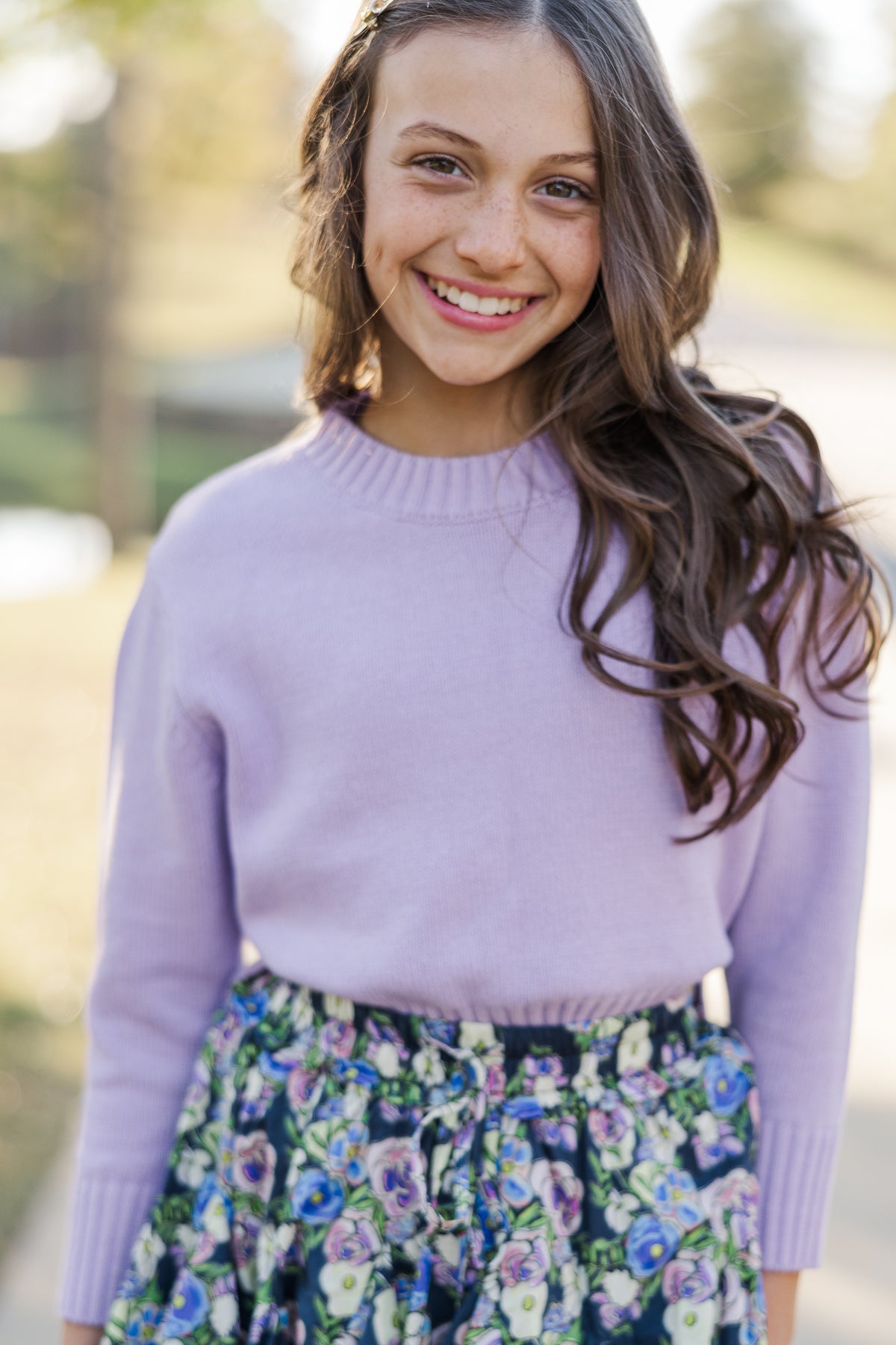 Girls: The Lucy Lavender Purple Sweater – Shop the Mint