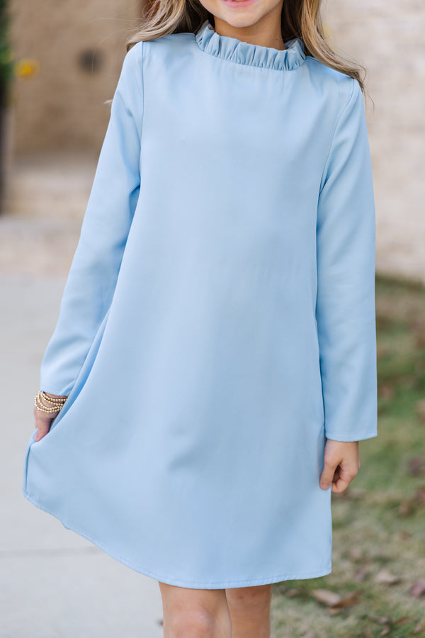 Girls: This Is It Light Blue Swing Dress – Shop the Mint