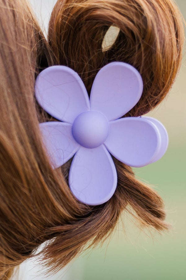 The Bethany Lavender Flower Clip – Shop the Mint
