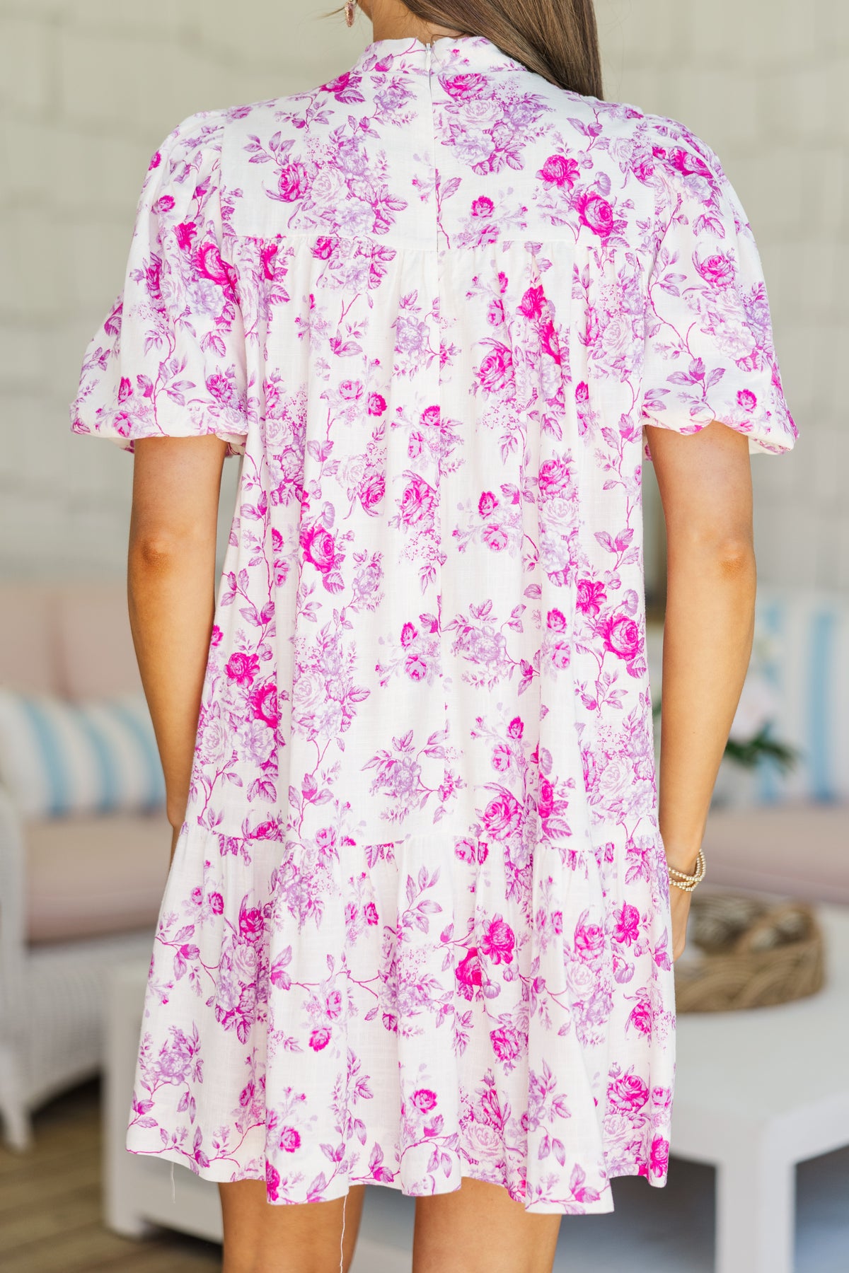 All The Charm Pink Toile Dress – Shop the Mint