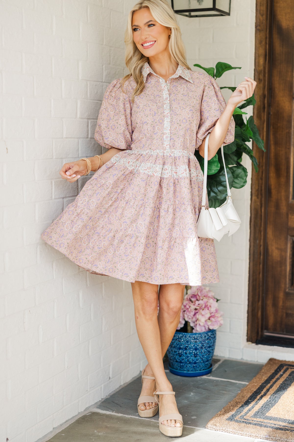 Aureum: Rise Above Pink Paisley Dress – Shop the Mint