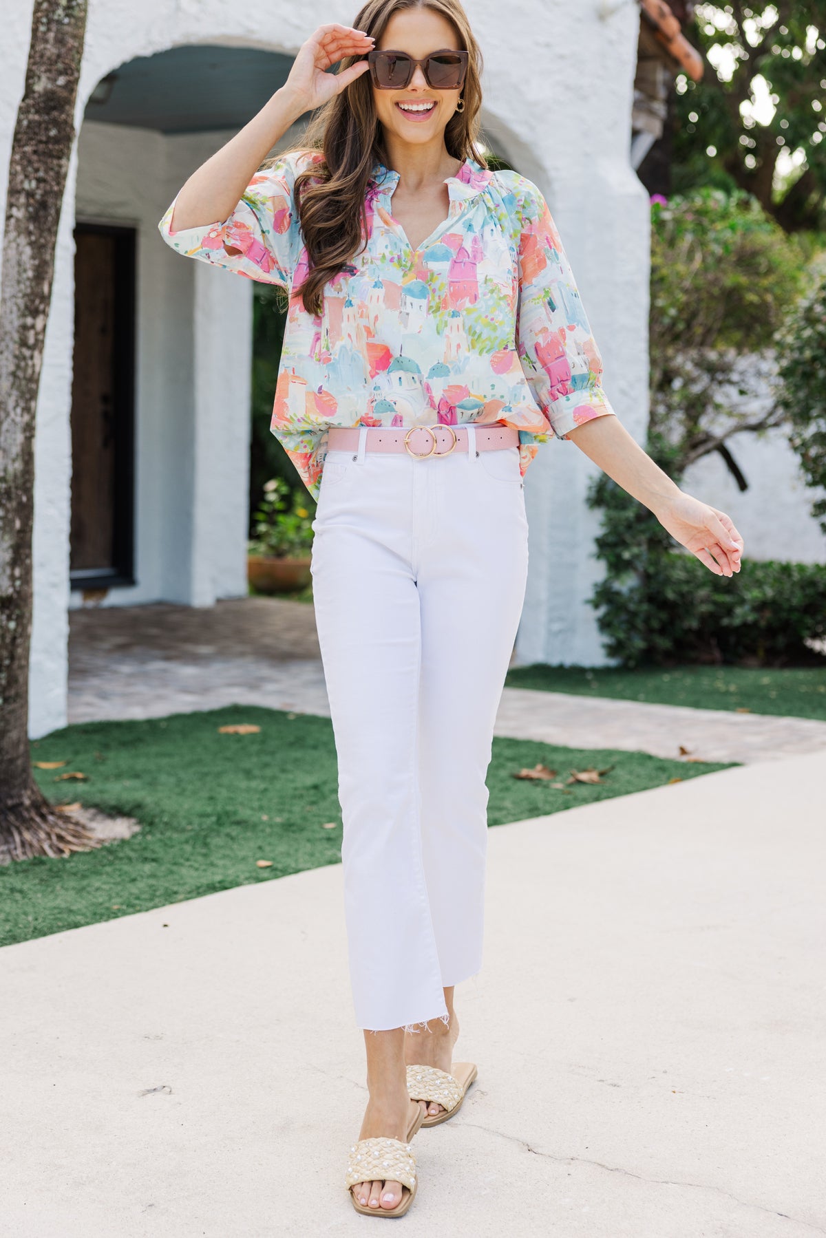 True Self Pink Toile Blouse – Shop the Mint