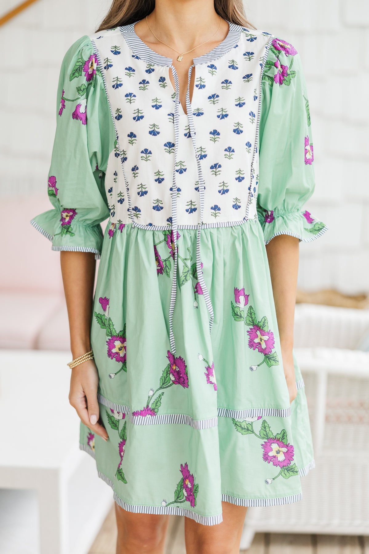 All The Good Green Medallion Dress – Shop the Mint