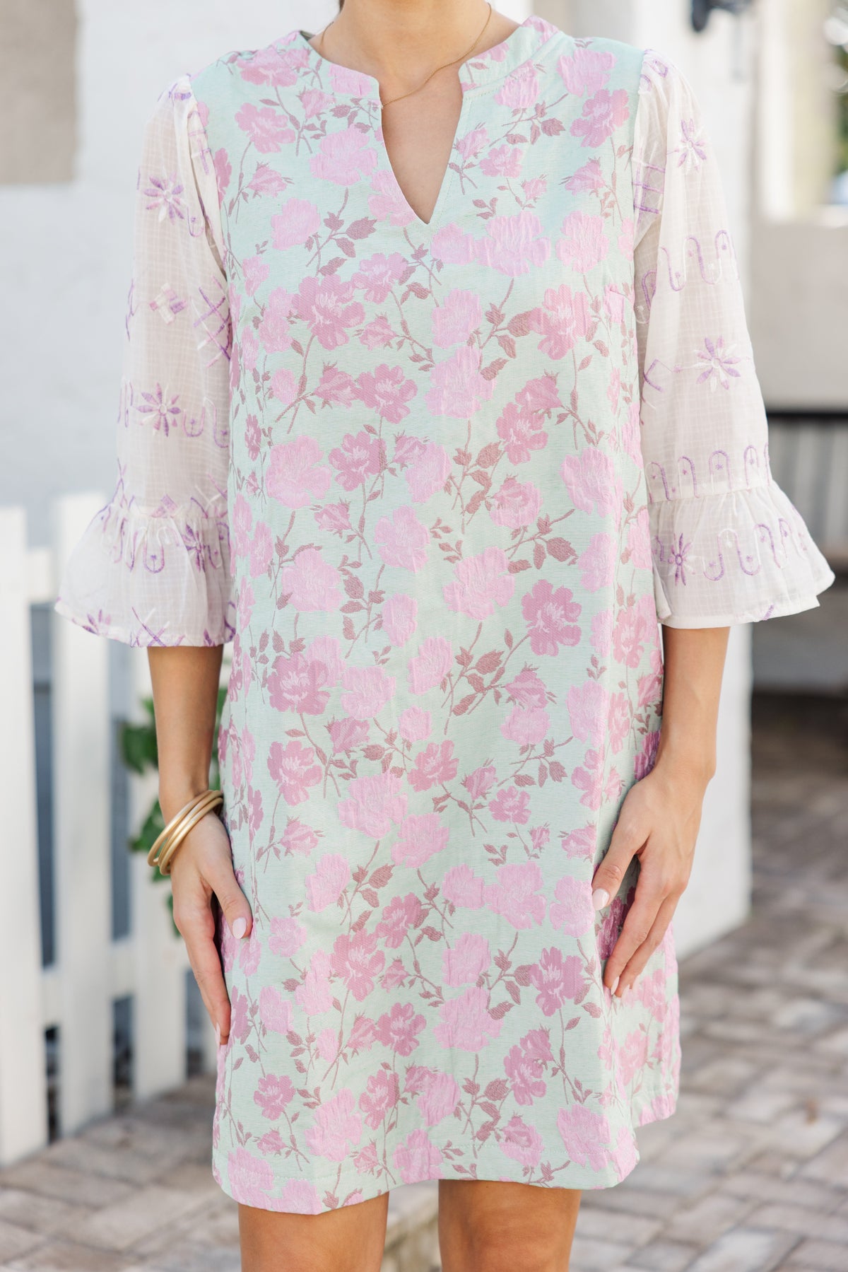 The Gracious Pink Floral Dress – Shop the Mint