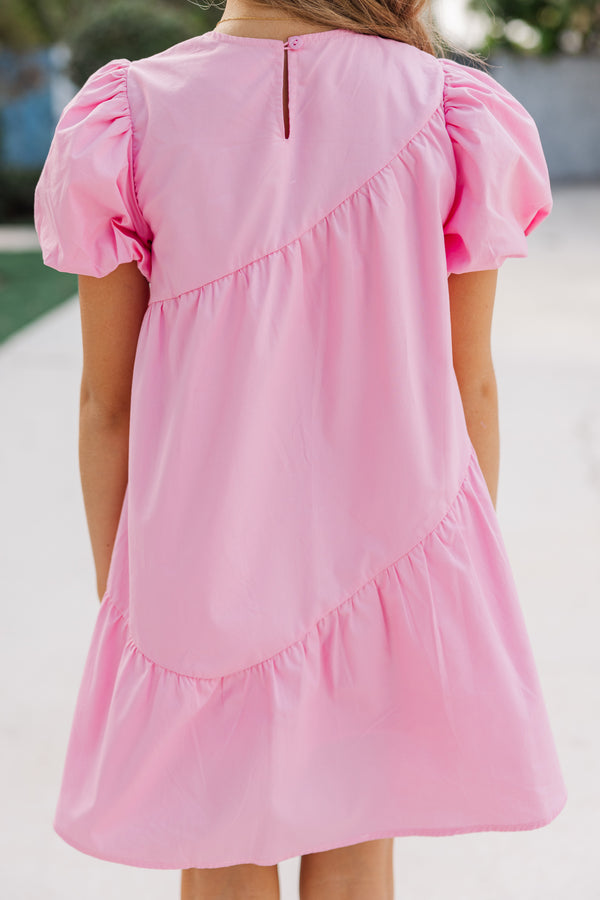 Girls: The Willow Pink Babydoll Dress – Shop the Mint