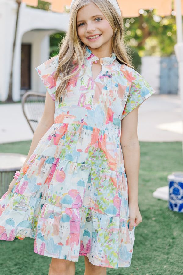 Girls: In Your Dreams Pink Toile Dress – Shop the Mint