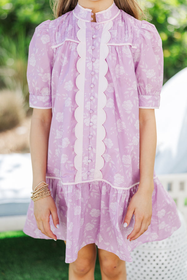 Girls: The Margo Lavender Floral Dress – Shop the Mint