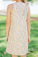 Girls: The Marla Pink Floral Brocade Dress – Shop the Mint