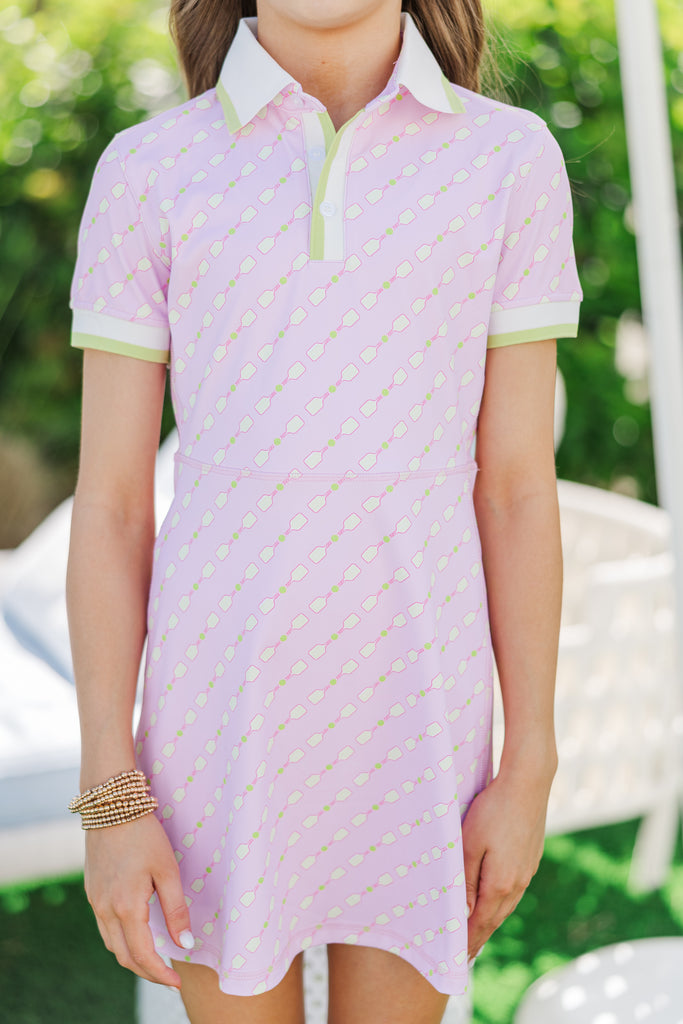 Girls: The Vera Pink Pickleball Tennis Dress – Shop the Mint