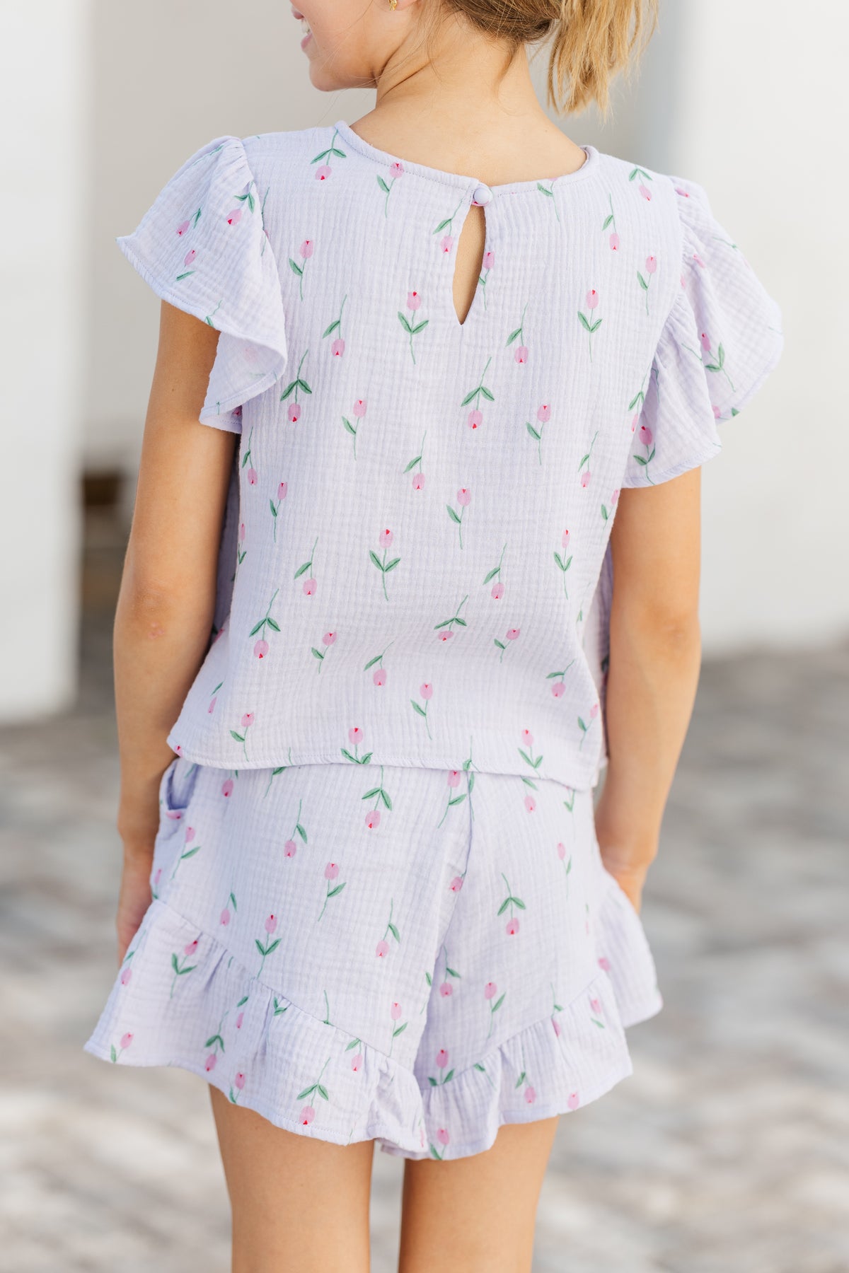 Girls: Feeling Fun Lavender Ditsy Floral Set – Shop the Mint