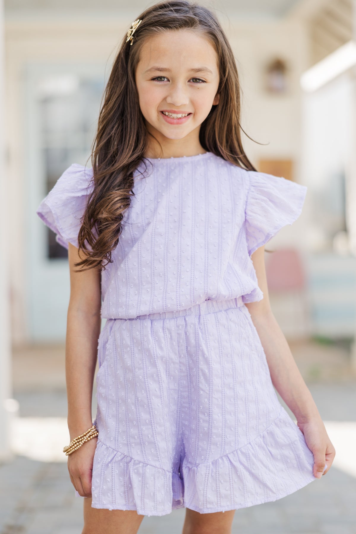 Girls: Feeling Fun Lavender Textured Set – Shop the Mint