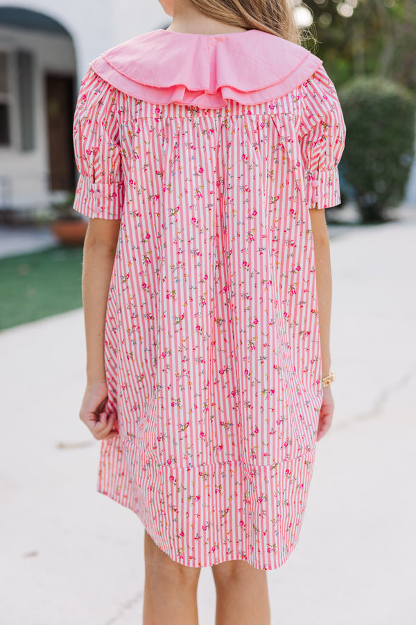 Girls: The Allison Pink Striped Dress – Shop the Mint