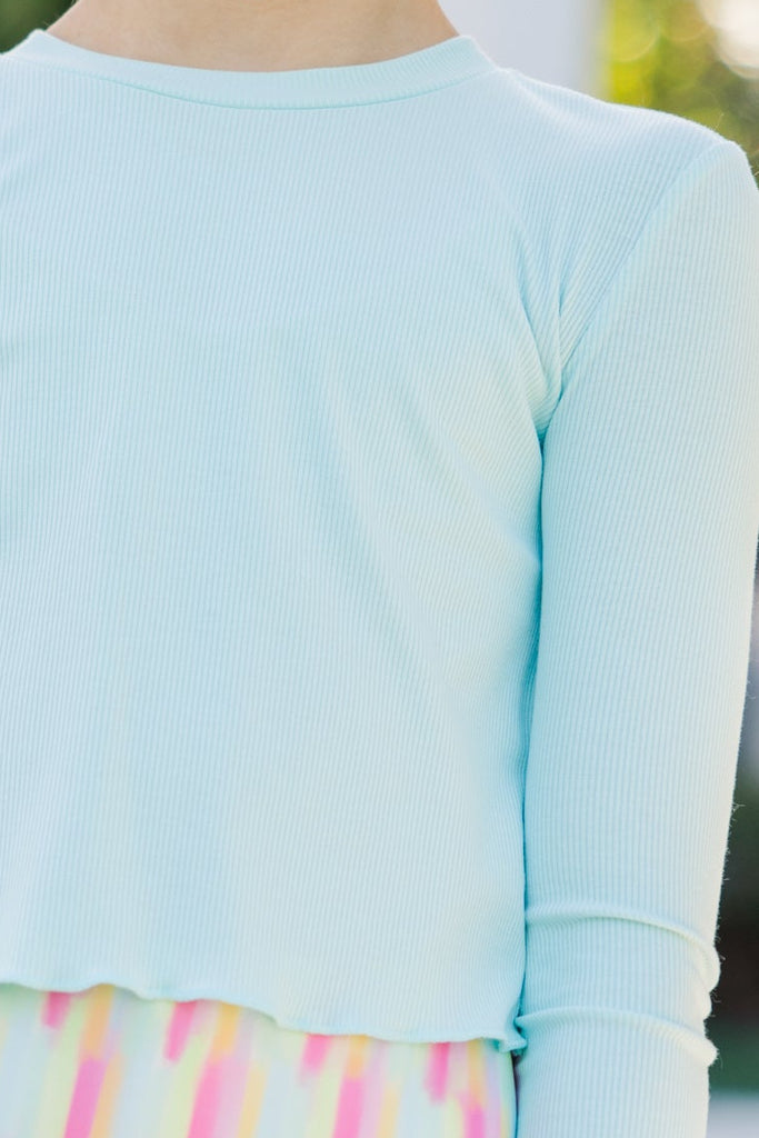 Girls: The Margo Light Blue Top – Shop the Mint