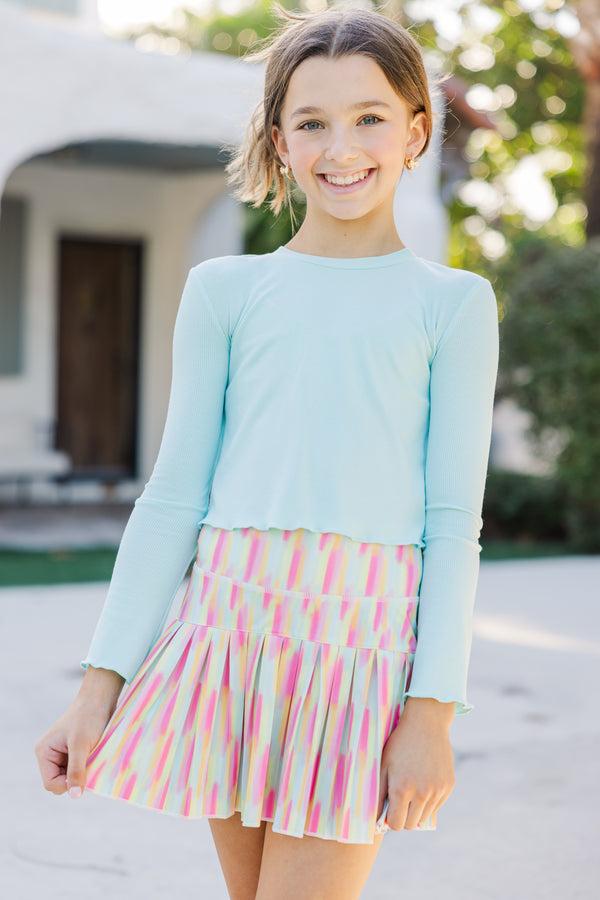 Girls: The Margo Light Blue Top – Shop the Mint