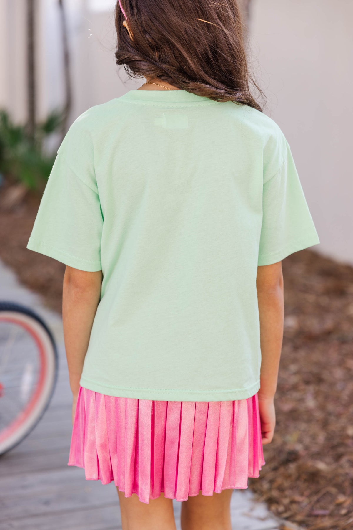 Girls: So Many Smiles Mint Green Graphic Tee – Shop the Mint