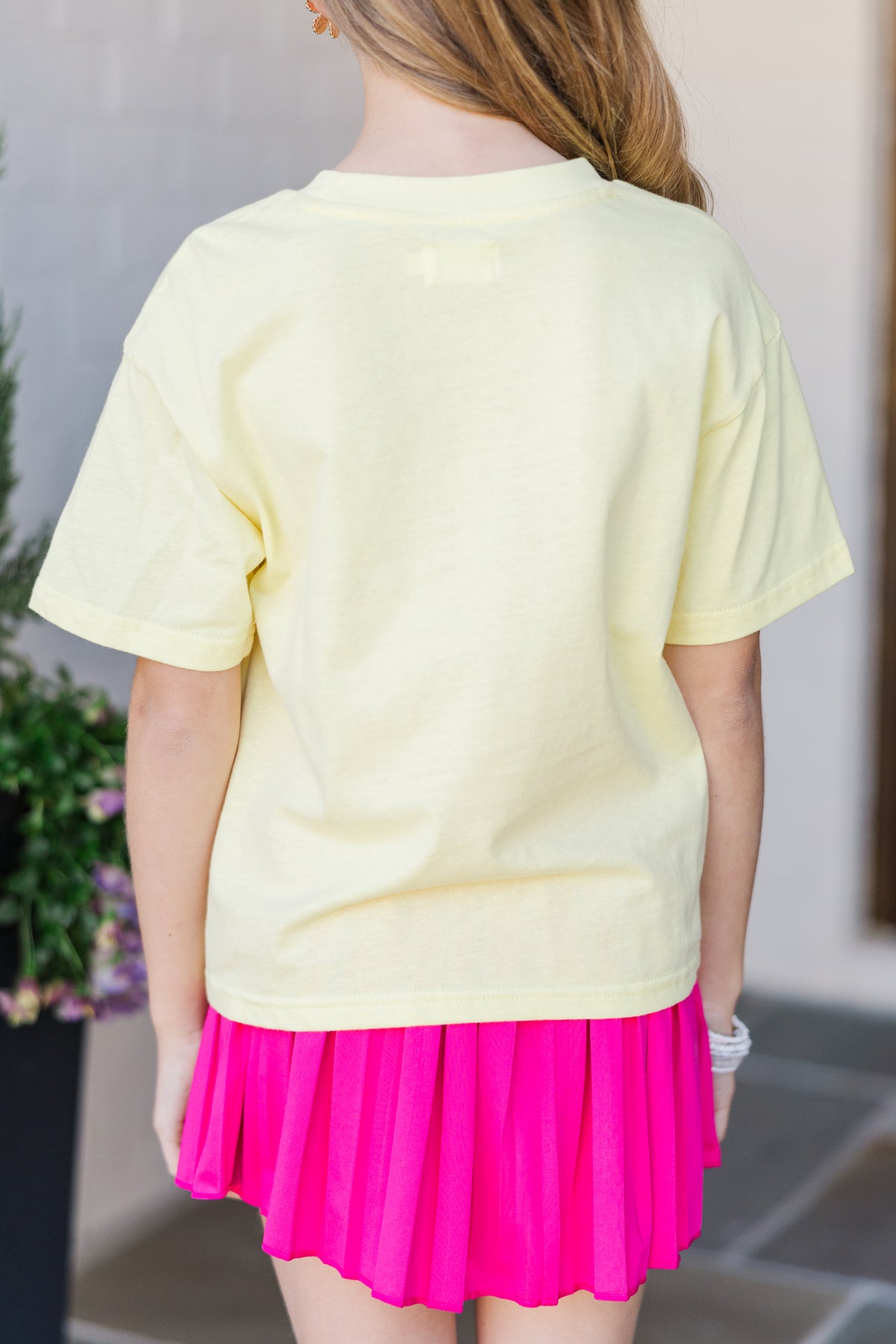 Girls: Have A Good Day Yellow Graphic Tee – Shop the Mint
