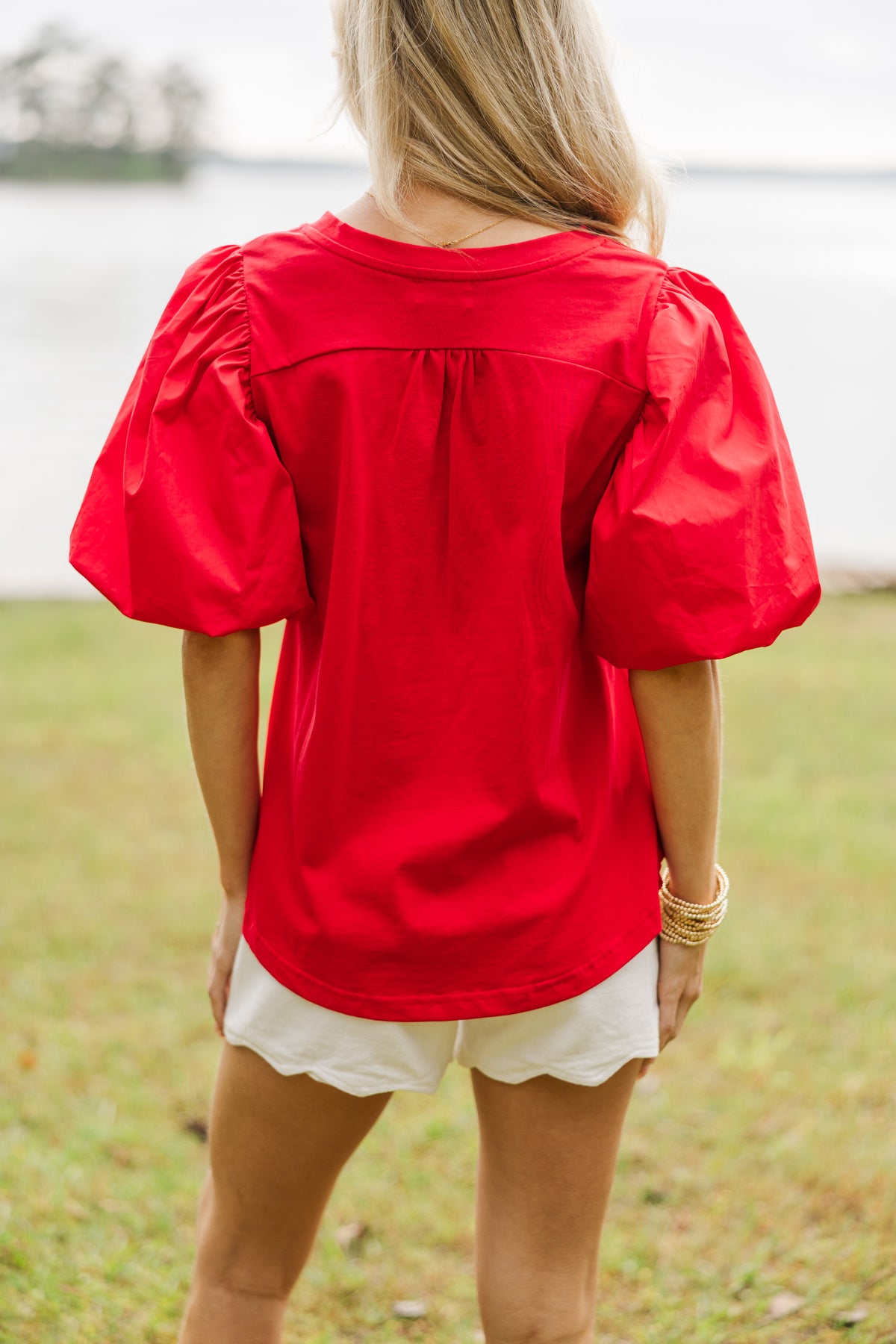 Lovely New Day Red Blouse – Shop the Mint