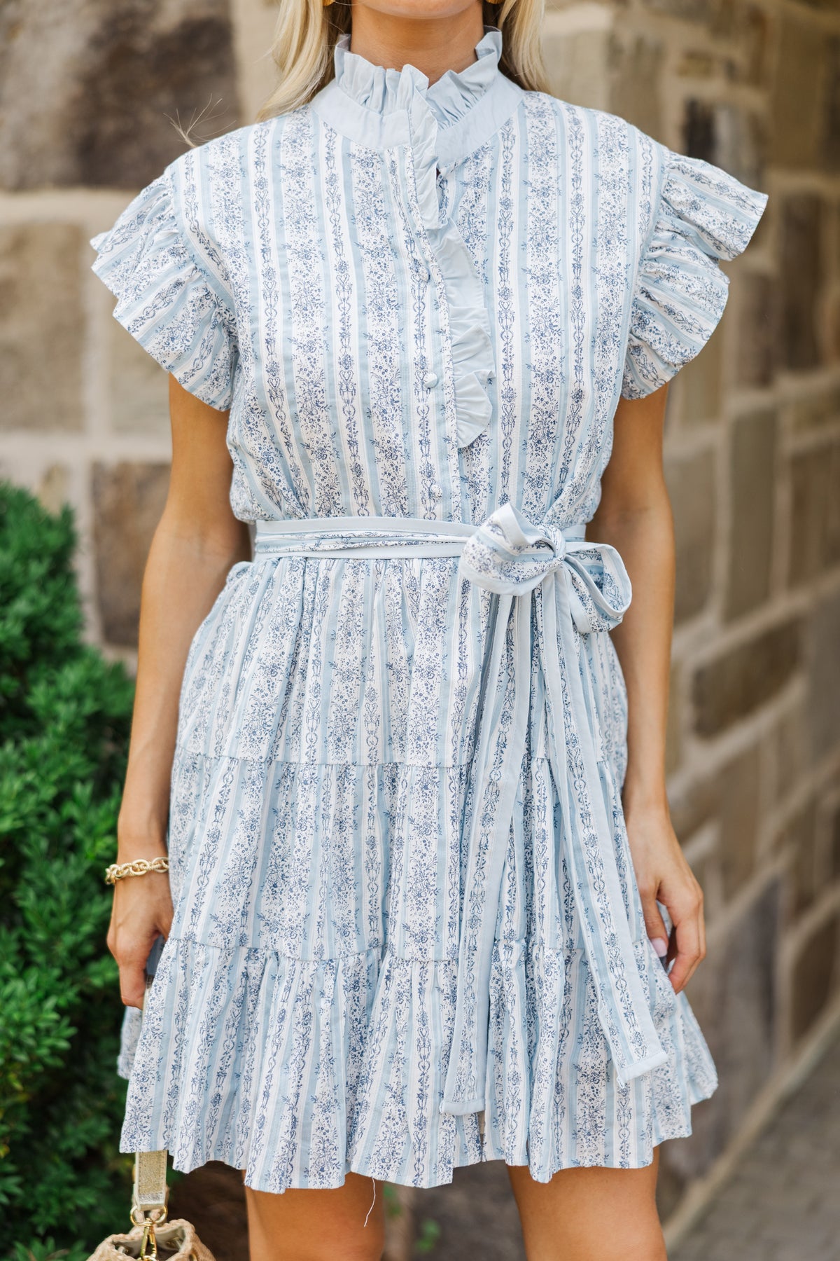 The Whimsy Blue Striped Dress – Shop the Mint