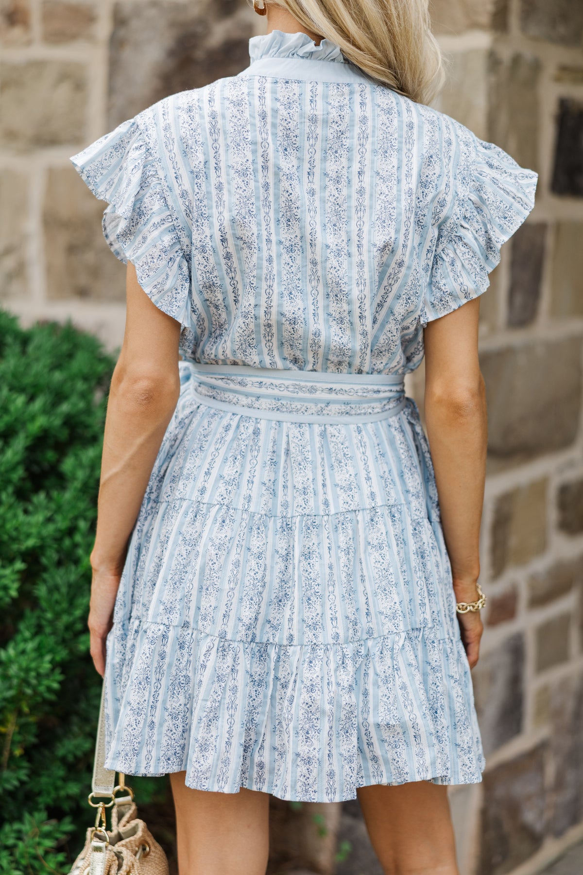 The Whimsy Blue Striped Dress – Shop the Mint
