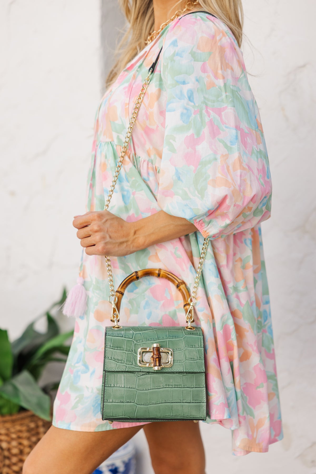 German Fuentes: All In Time Green Leather Purse – Shop the Mint