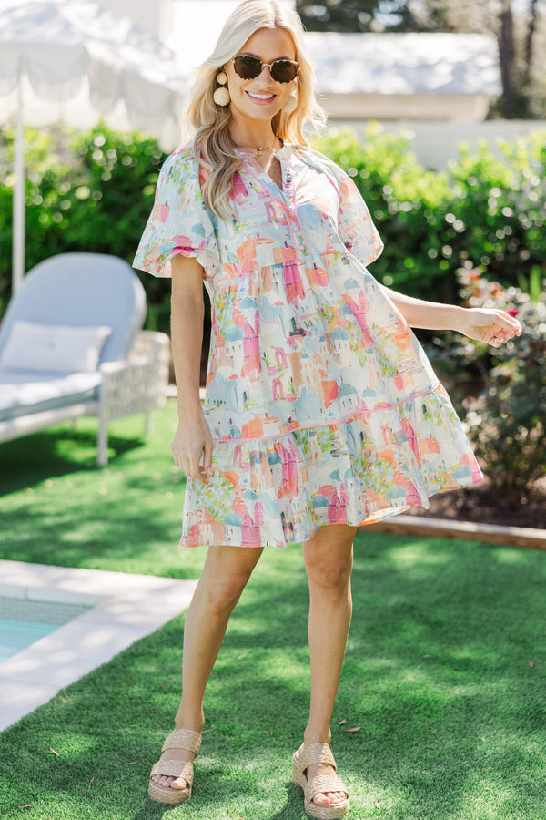 The Traveler Pink Toile Dress – Shop the Mint