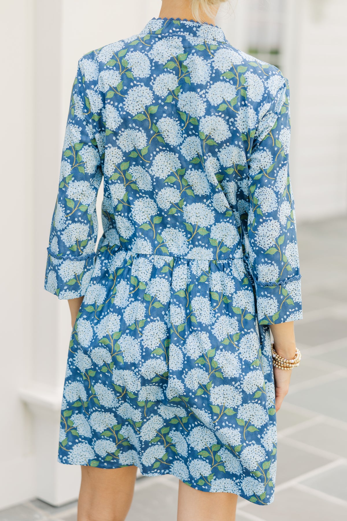 Always The One Blue Hydrangea Shift Dress – Shop the Mint