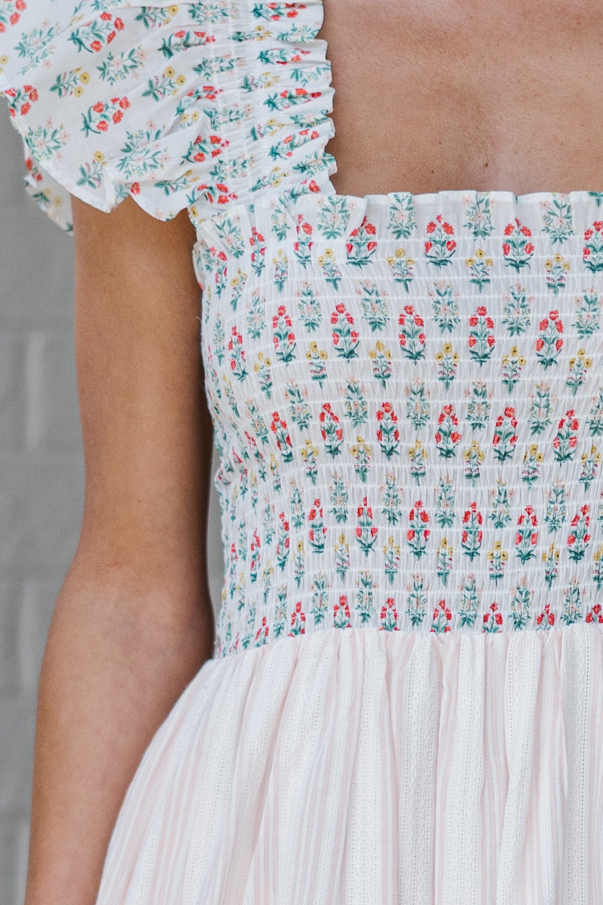 In The Distance Yellow Mixed Print Midi Dress – Shop the Mint