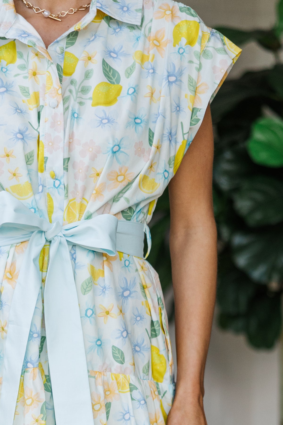 Feeling Inspired Blue Citrus Maxi Dress – Shop the Mint