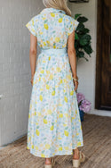 Feeling Inspired Blue Citrus Maxi Dress – Shop the Mint