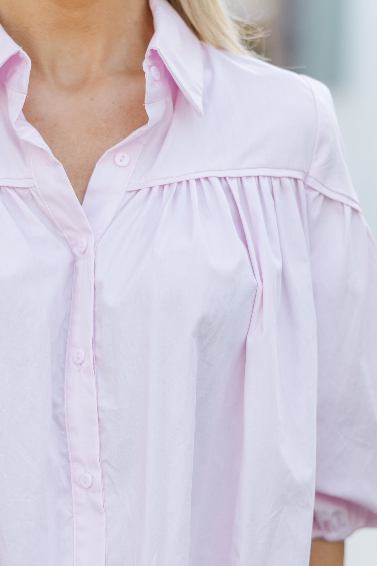 Better Than You Know Pink Puff Sleeve Blouse – Shop the Mint
