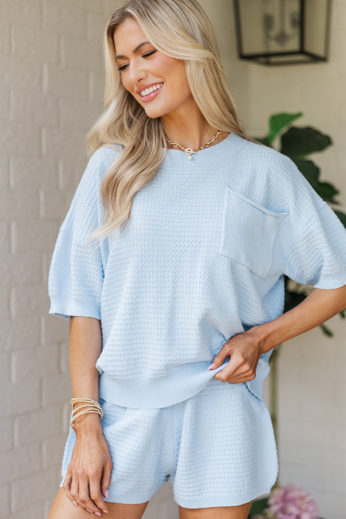 Believe Me Periwinkle Blue Textured Set – Shop the Mint