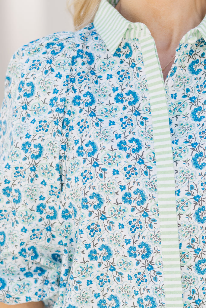 The Hopeful Blue Mixed Print Set – Shop the Mint