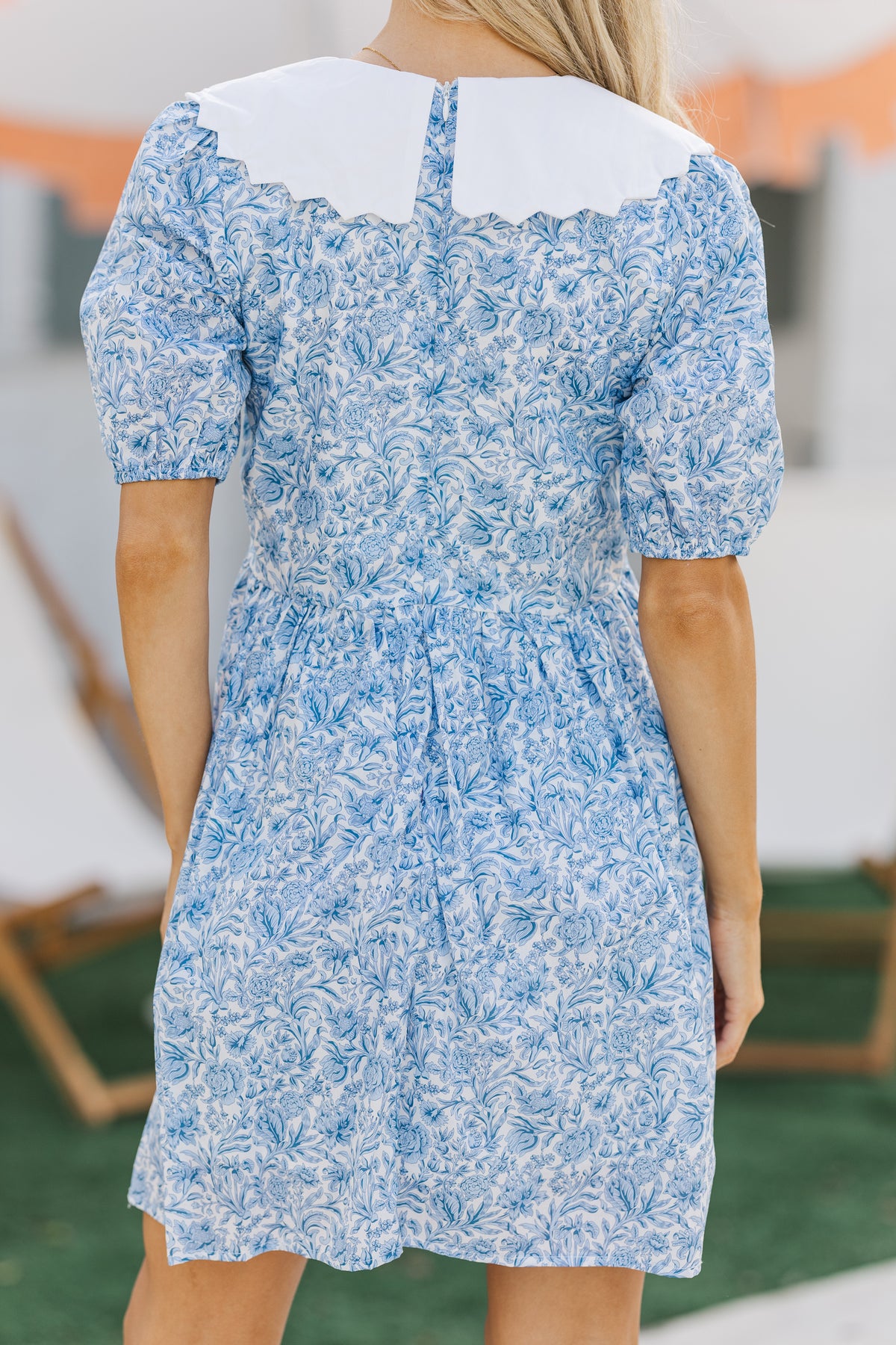 The Life Blue Toile Dress – Shop the Mint