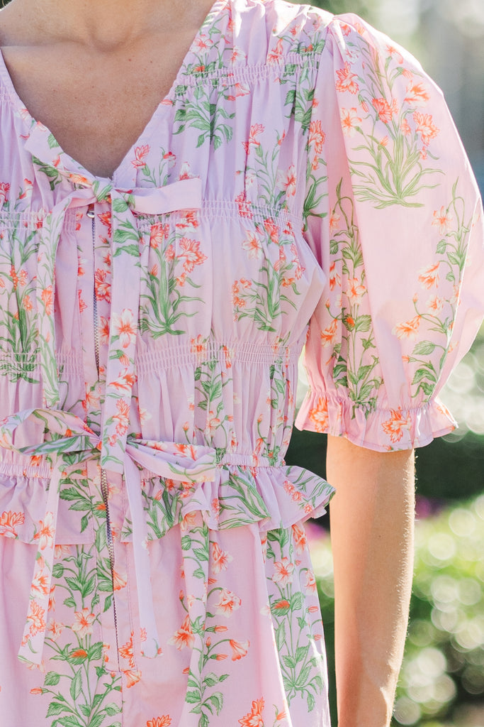 Meadow Stroll Cotton Candy Pink Floral Jumpsuit – Shop the Mint