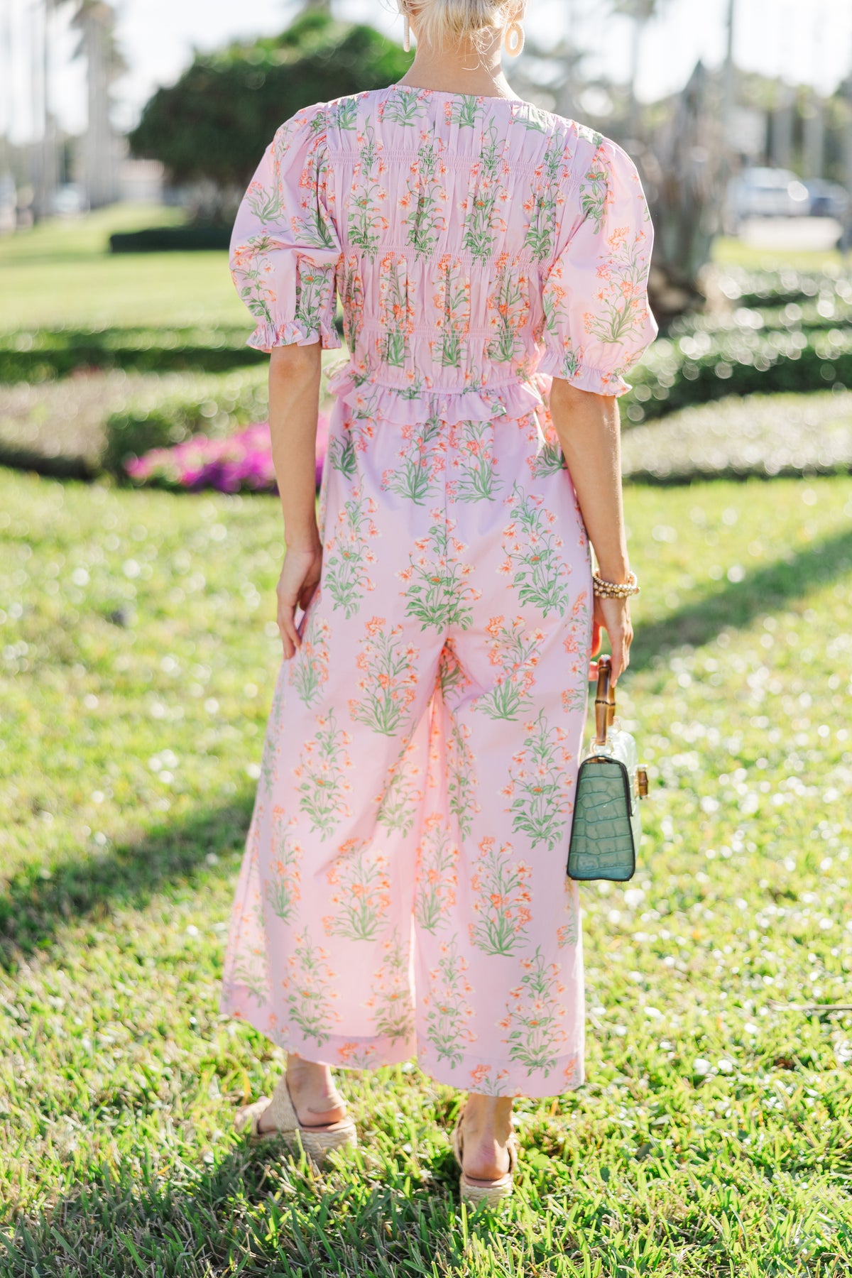 Meadow Stroll Cotton Candy Pink Floral Jumpsuit – Shop the Mint