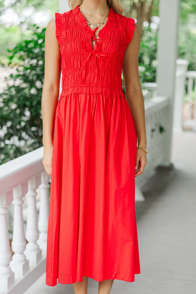 Found The Solution Red Maxi Dress – Shop the Mint