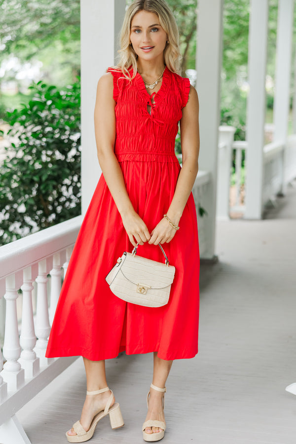 Found The Solution Red Maxi Dress – Shop the Mint