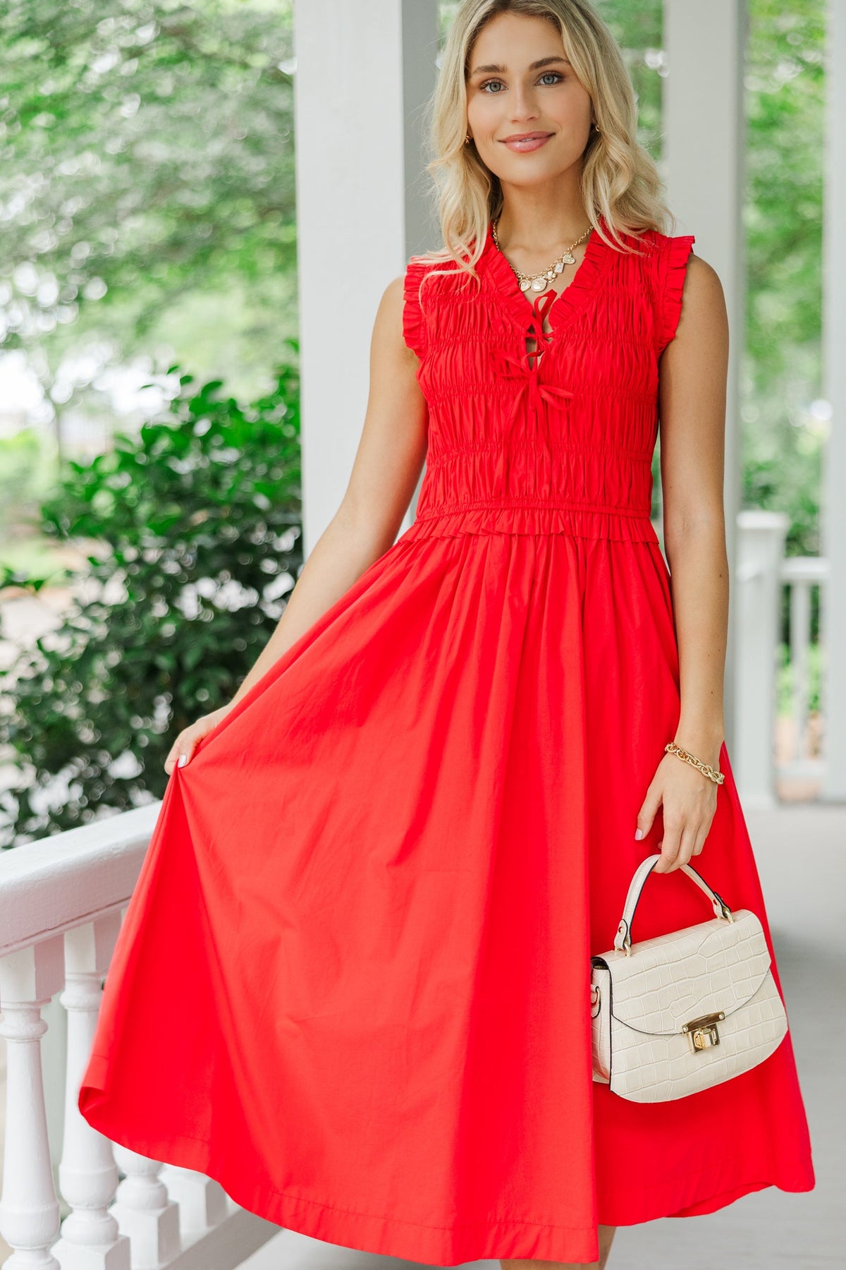 Found The Solution Red Maxi Dress – Shop the Mint