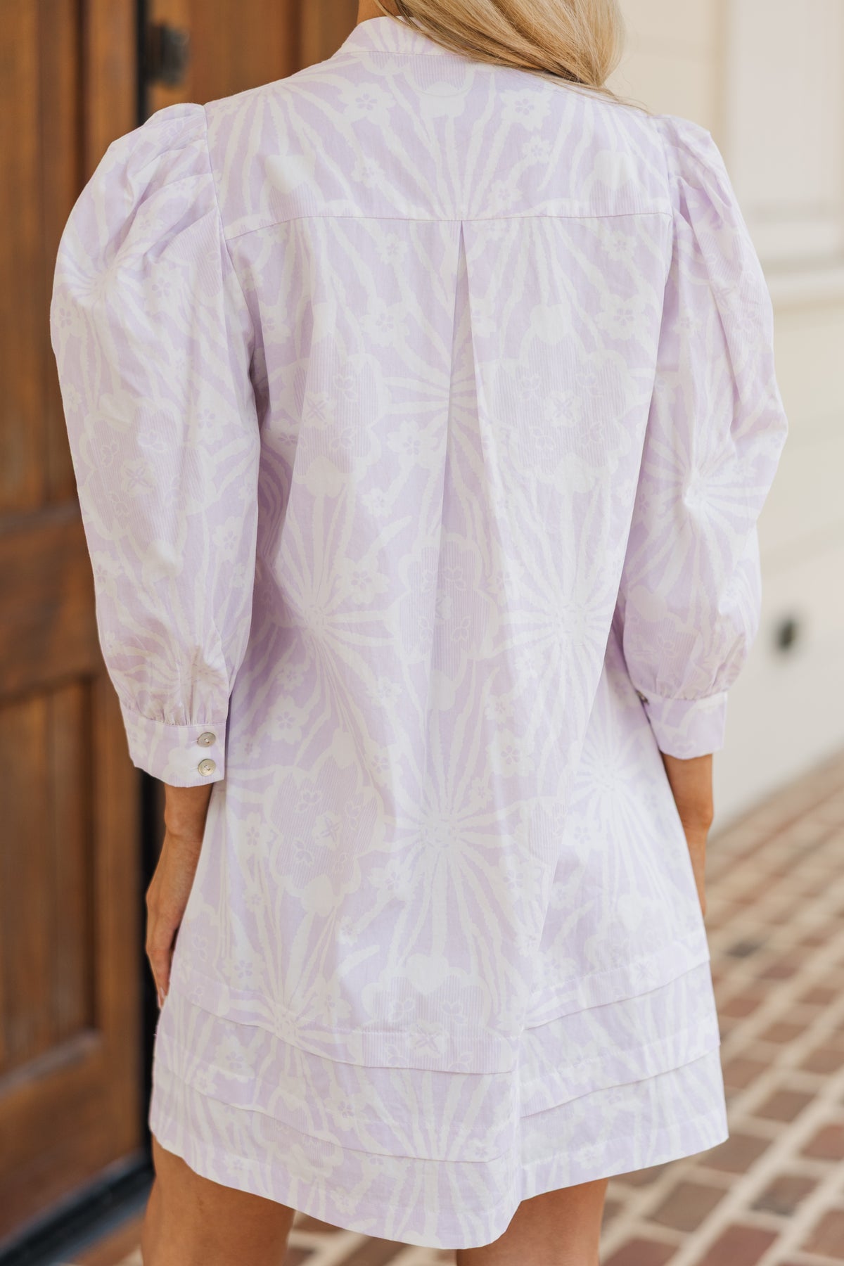 Problem Solved Lavender Abstract Dress – Shop the Mint