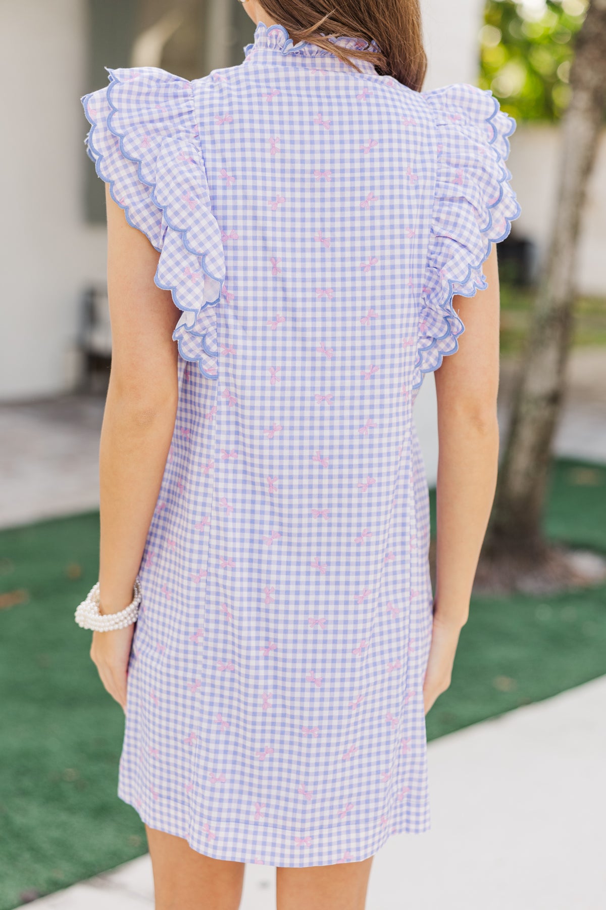Ready For Anything Periwinkle Gingham Dress – Shop the Mint