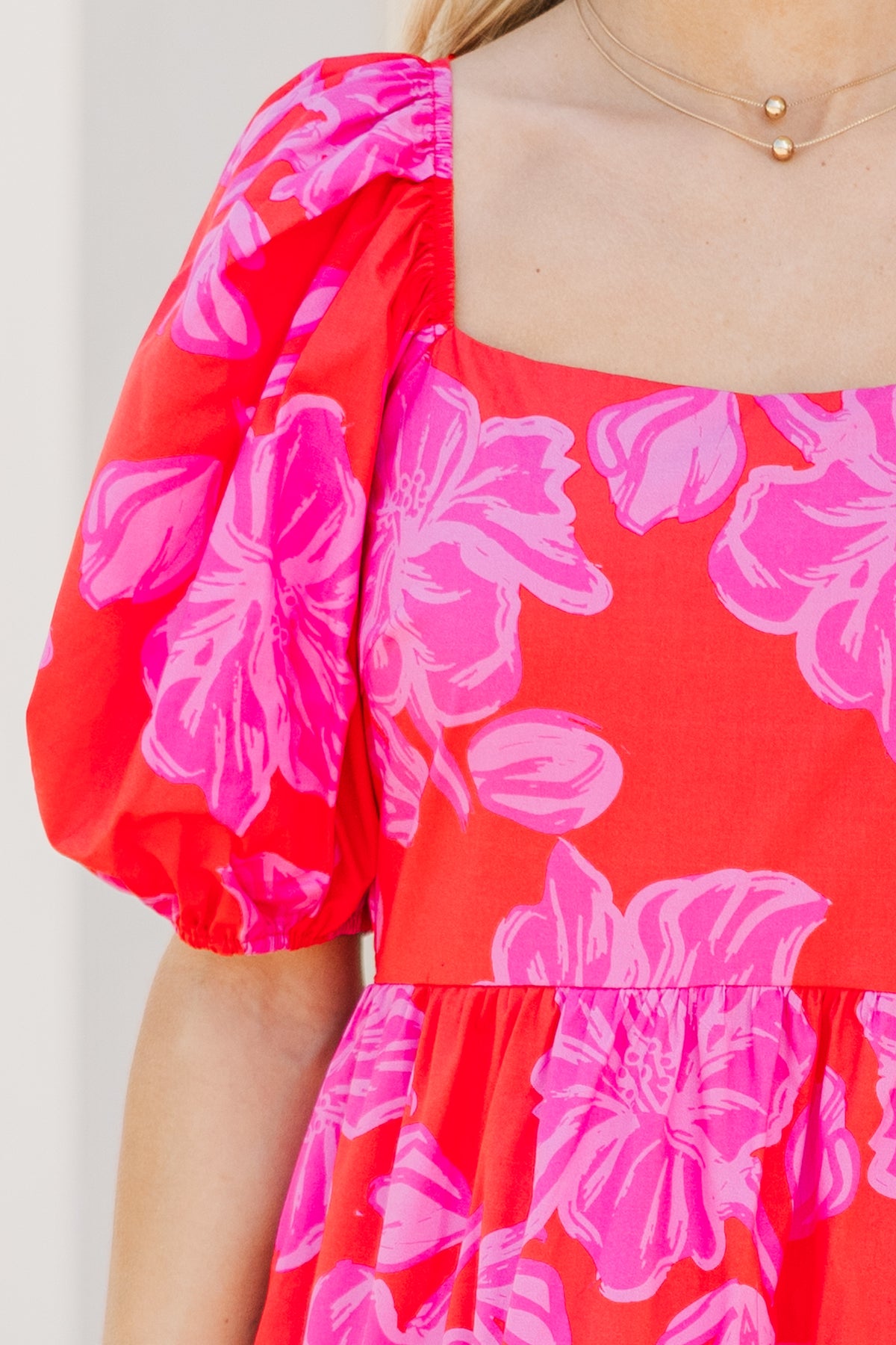 The Connection Pink Floral Midi Dress – Shop the Mint