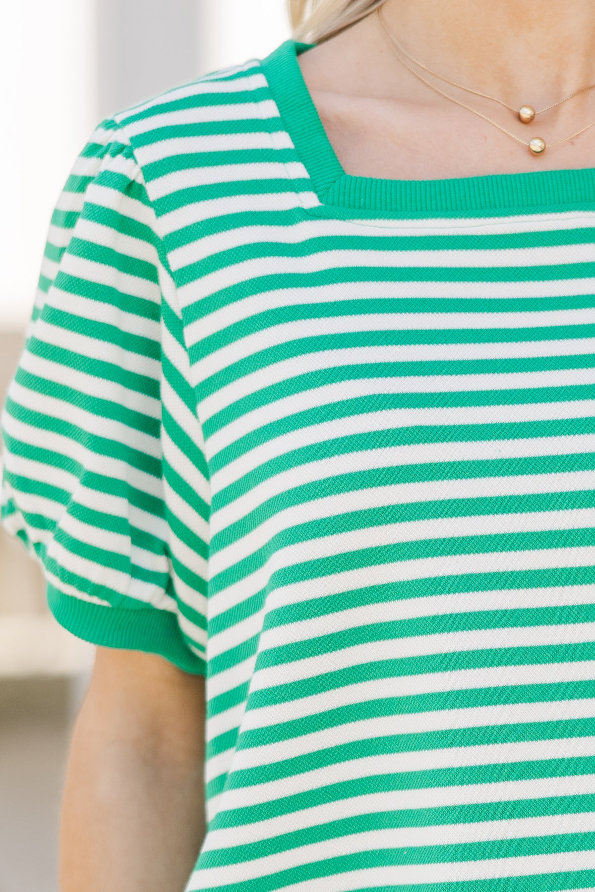 All Kindness Green Striped Blouse – Shop the Mint