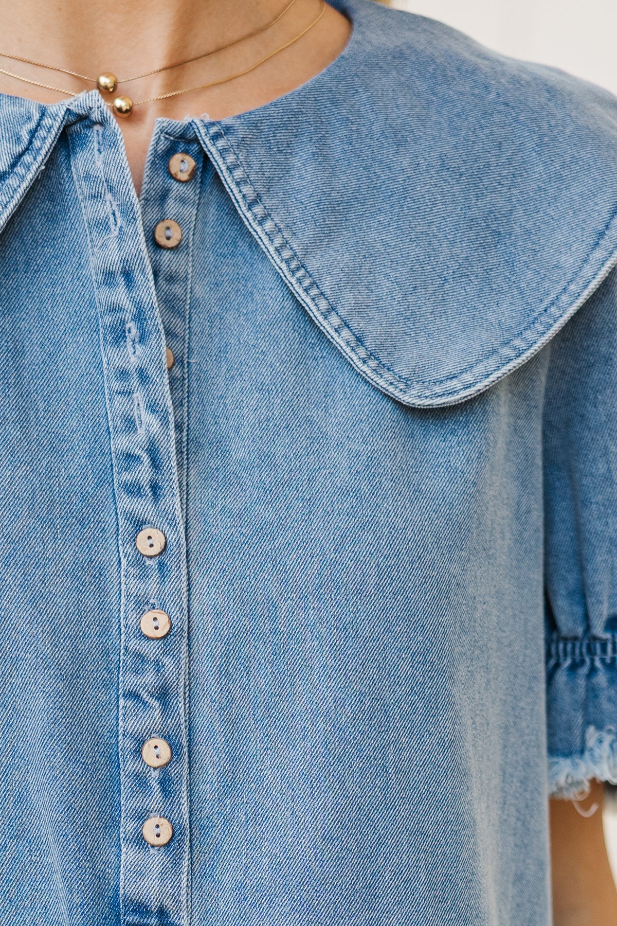 Make It Right Denim Collared Dress – Shop the Mint