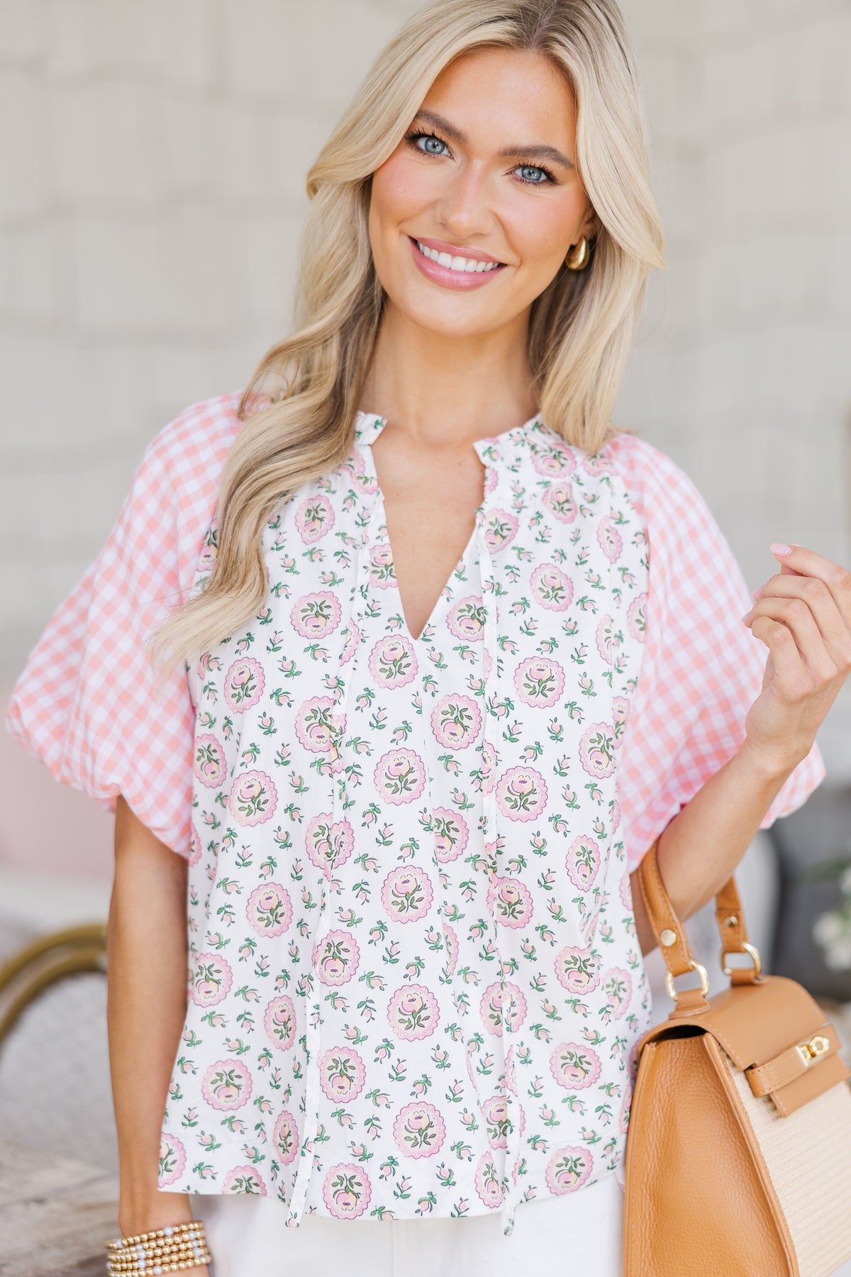 Nice To See Pink Floral Blouse – Shop the Mint